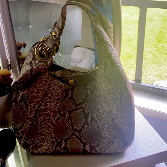 Michael Kors | Bags | Michael Kors Python Bag | Poshmark